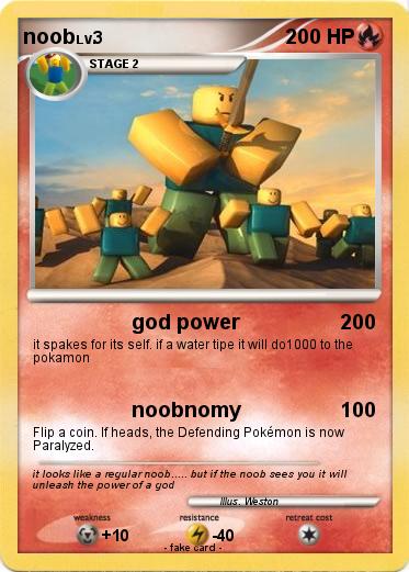 Pokémon noob 1185 1185 - god power - My Pokemon Card
