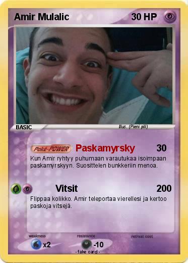 Pokémon Amir Mulalic - Paskamyrsky - My Pokemon Card