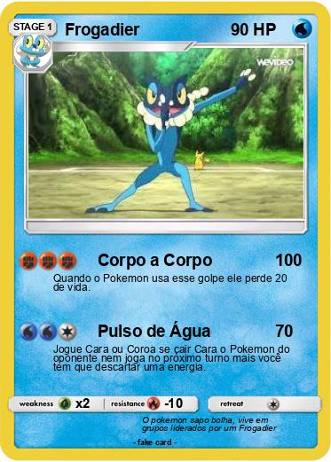 Pokémon Frogadier 140 140 - Corpo a Corpo - My Pokemon Card