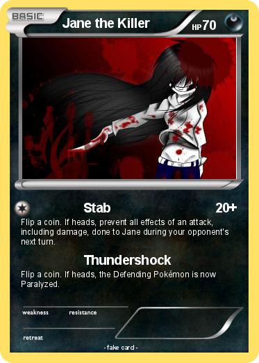 Pokémon Jane the Killer 19 19 - Stab - My Pokemon Card