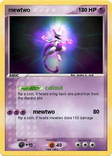 Pokémon mewtwo 2013 2013 - callout - My Pokemon Card