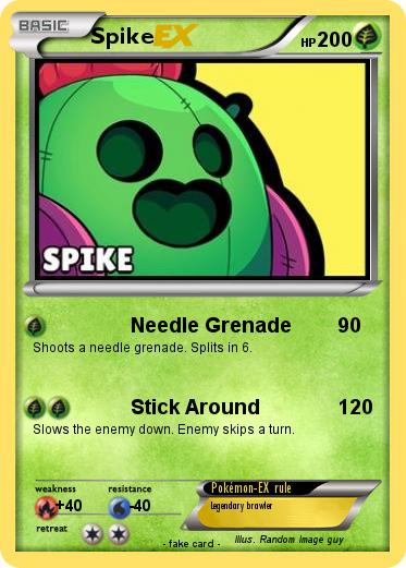 Pokémon Spike 668 668 - Needle Grenade - My Pokemon Card