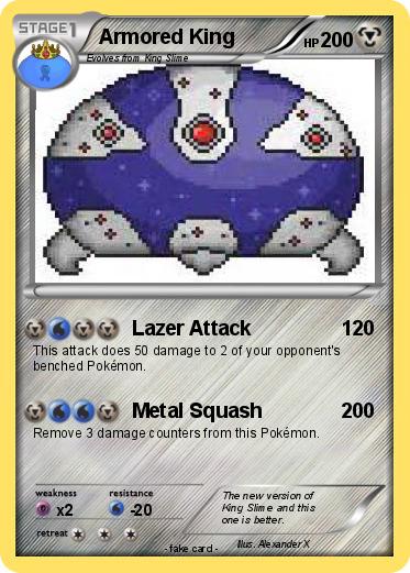Pokémon Armored King 1 1 - Lazer Attack - My Pokemon Card