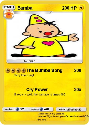 Pokémon Bumba 8 8 - The Bumba Song - My Pokemon Card