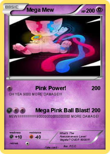 Pokémon Mega Mew 37 37 - Pink Power! - My Pokemon Card
