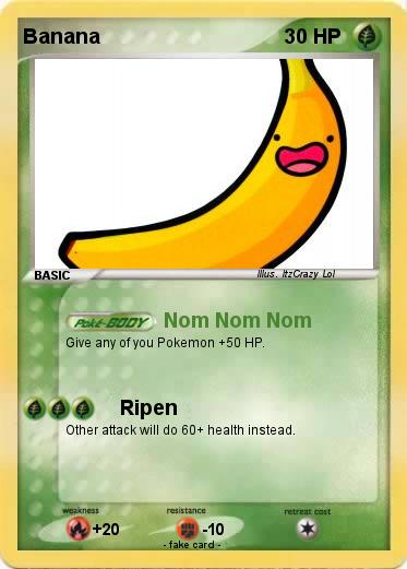 Pokémon Banana 1245 1245 - Nom Nom Nom - My Pokemon Card