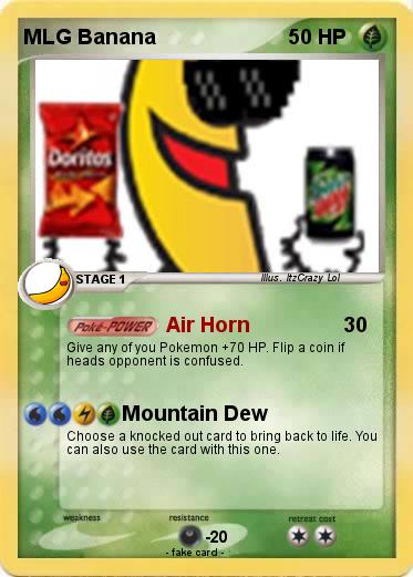 Pokémon MLG Banana 3 3 - Air Horn - My Pokemon Card
