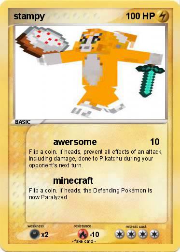 Pokémon stampy 268 268 - awersome - My Pokemon Card