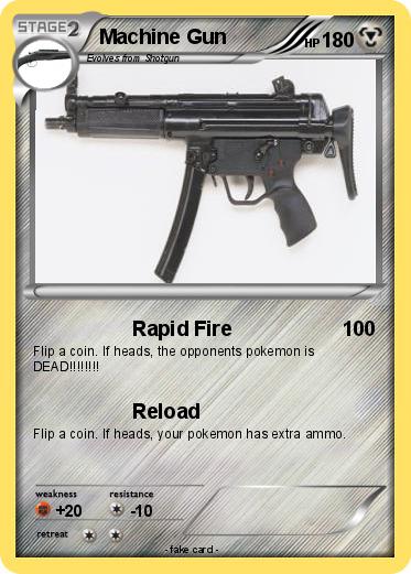 Pokémon Machine Gun 94 94 - Rapid Fire - My Pokemon Card