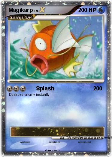 Pokémon Magikarp 1460 1460 - Splash - My Pokemon Card