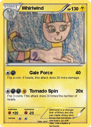Pokémon Whirlwind 124 124 - Gale Force - My Pokemon Card