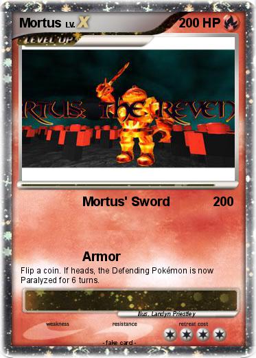 Pokémon Mortus - Mortus' Sword - My Pokemon Card