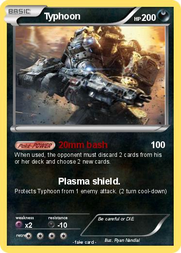 Pokémon Typhoon 23 23 - 20mm bash - My Pokemon Card
