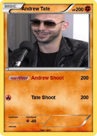 Pokémon Andrew Tate 148 148 - Andrew Shoot - My Pokemon Card