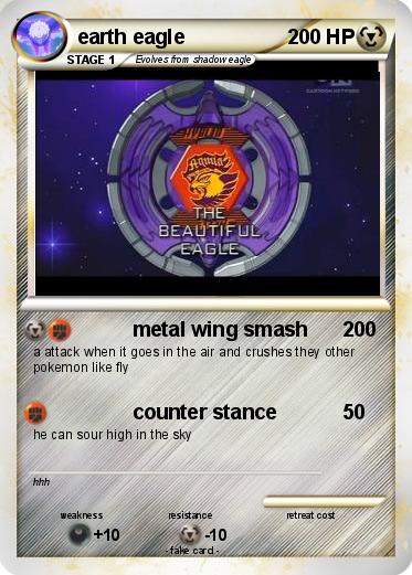 Pokémon earth eagle 143 143 - metal wing smash - My Pokemon Card