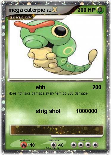 Pokémon mega caterpie 1 1 - ehh - My Pokemon Card