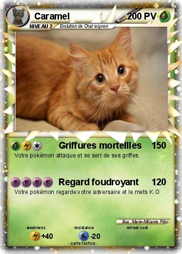 Pokémon Caramel 145 145 - Griffures mortellles - Ma carte Pokémon