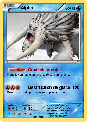 Pokémon Alpha 486 486 - Controle mental - Ma carte Pokémon