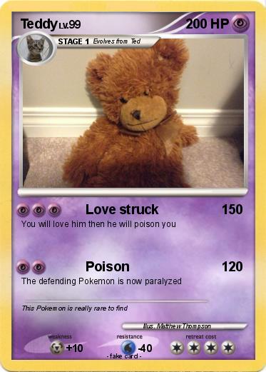 Pokémon Teddy 225 225 - Love struck - My Pokemon Card