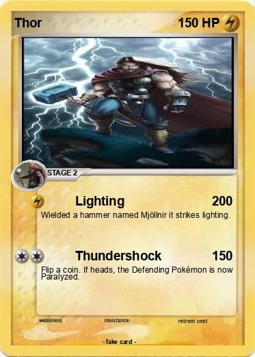 Pokémon Thor 1048 1048 - Lighting - My Pokemon Card