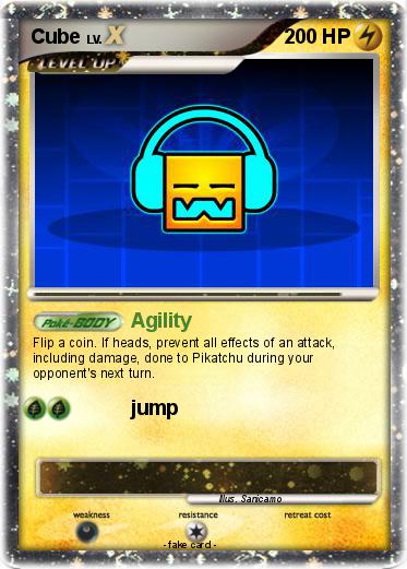 Pokémon Cube 92 92 - Agility - My Pokemon Card