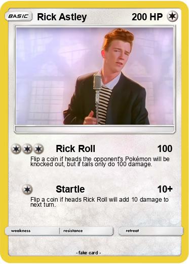 Pokémon Rick Astley 772 772 - Rick Roll - My Pokemon Card