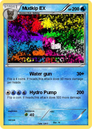Pokémon Mudkip EX 21 21 - Water gun - My Pokemon Card