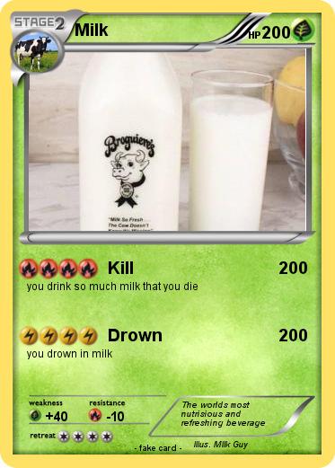 Pokémon Milk 168 168 - Kill - My Pokemon Card