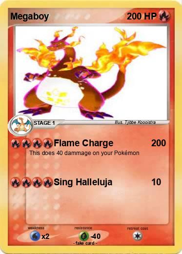 Pokémon Megaboy 1 1 - Flame Charge - My Pokemon Card