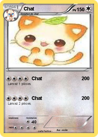 Pokémon Chat 4174 4174 - Chat - Ma carte Pokémon