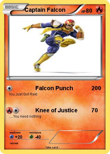 Pokémon Captain Falcon 401 401 - Falcon Punch - My Pokemon Card