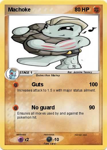 Pokémon Machoke 61 61 - Guts - My Pokemon Card