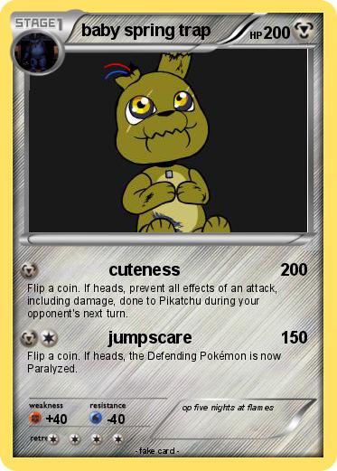Pokémon baby spring trap - cuteness - My Pokemon Card