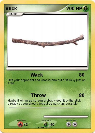 Pokémon Stick 530 530 - Wack - My Pokemon Card