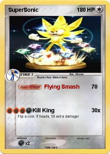 Pokémon SuperSonic 83 83 - Flying Smash - My Pokemon Card