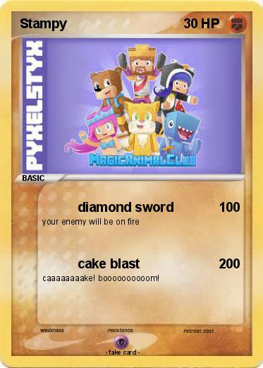 Pokémon Stampy 524 524 - diamond sword - My Pokemon Card