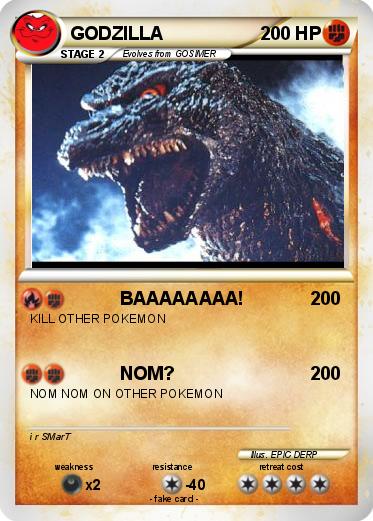 Pokémon GODZILLA 1064 1064 - BAAAAAAAA! - My Pokemon Card