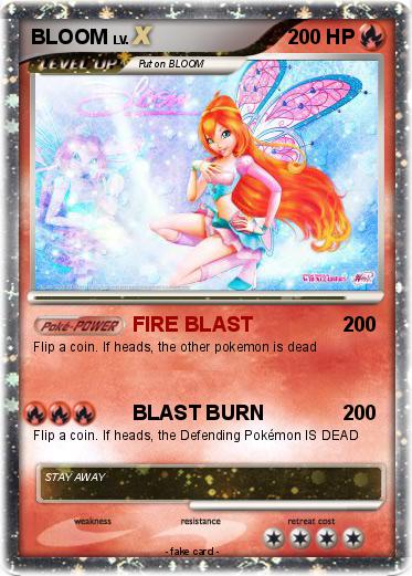 Pokémon BLOOM 275 275 - FIRE BLAST - My Pokemon Card