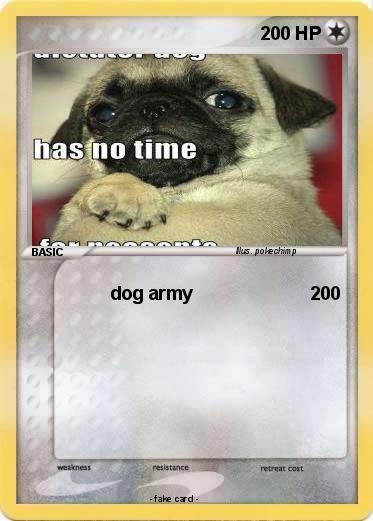 Pokémon 1 16890 16890 - dog army - My Pokemon Card