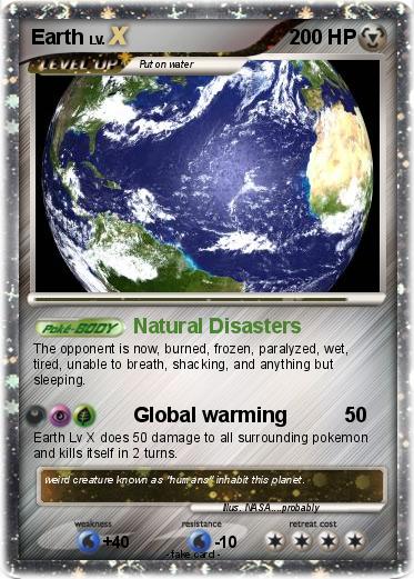 Pokémon Earth 125 125 - Natural Disasters - My Pokemon Card
