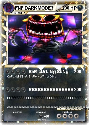 Pokémon FNF DARKMODE3 - EaR cUrLiNg SoNg - My Pokemon Card