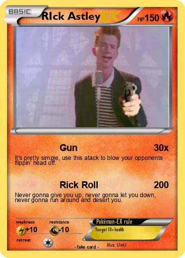 Pokémon RIck Astley 436 436 - Gun - My Pokemon Card