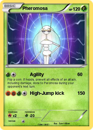 Pokémon Pheromosa - Agility - My Pokemon Card