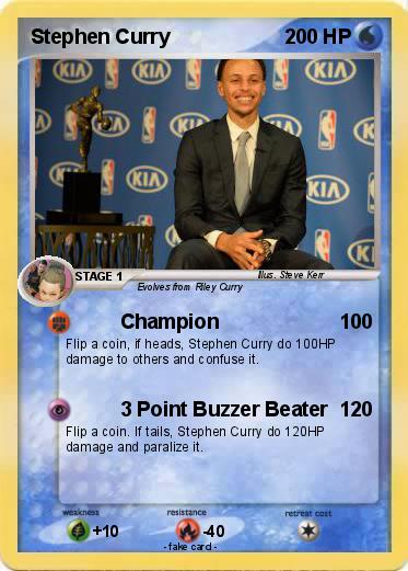 Pokémon Stephen Curry 101 101 - Champion - My Pokemon Card