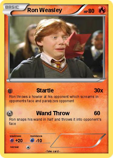 Pokémon Ron Weasley 95 95 - Startle - My Pokemon Card