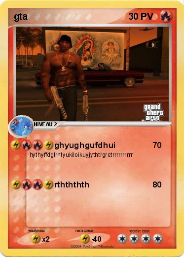 Pokémon gta 13 13 - ghyughgufdhui - Ma carte Pokémon