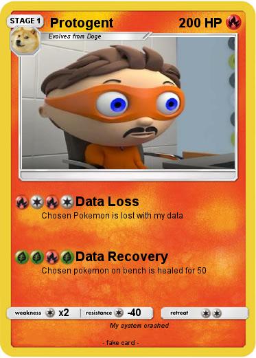 Pokémon Protogent 1 1 - Data Loss - My Pokemon Card