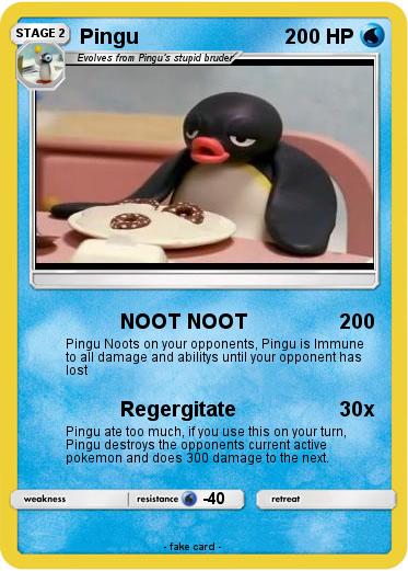 Pokémon Pingu 277 277 - NOOT NOOT - My Pokemon Card