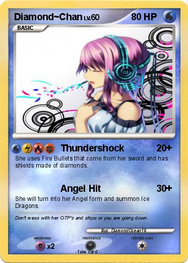 Pokémon Diamond Chan - Thundershock - My Pokemon Card