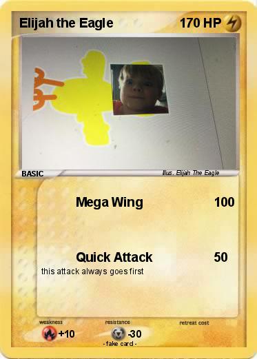 Pokémon Elijah the Eagle - Mega Wing - My Pokemon Card